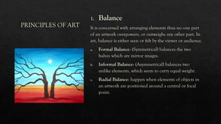 PRINCIPLES-AND-ELEMENTS-OF-ARTS POWERPOINT | PPTX