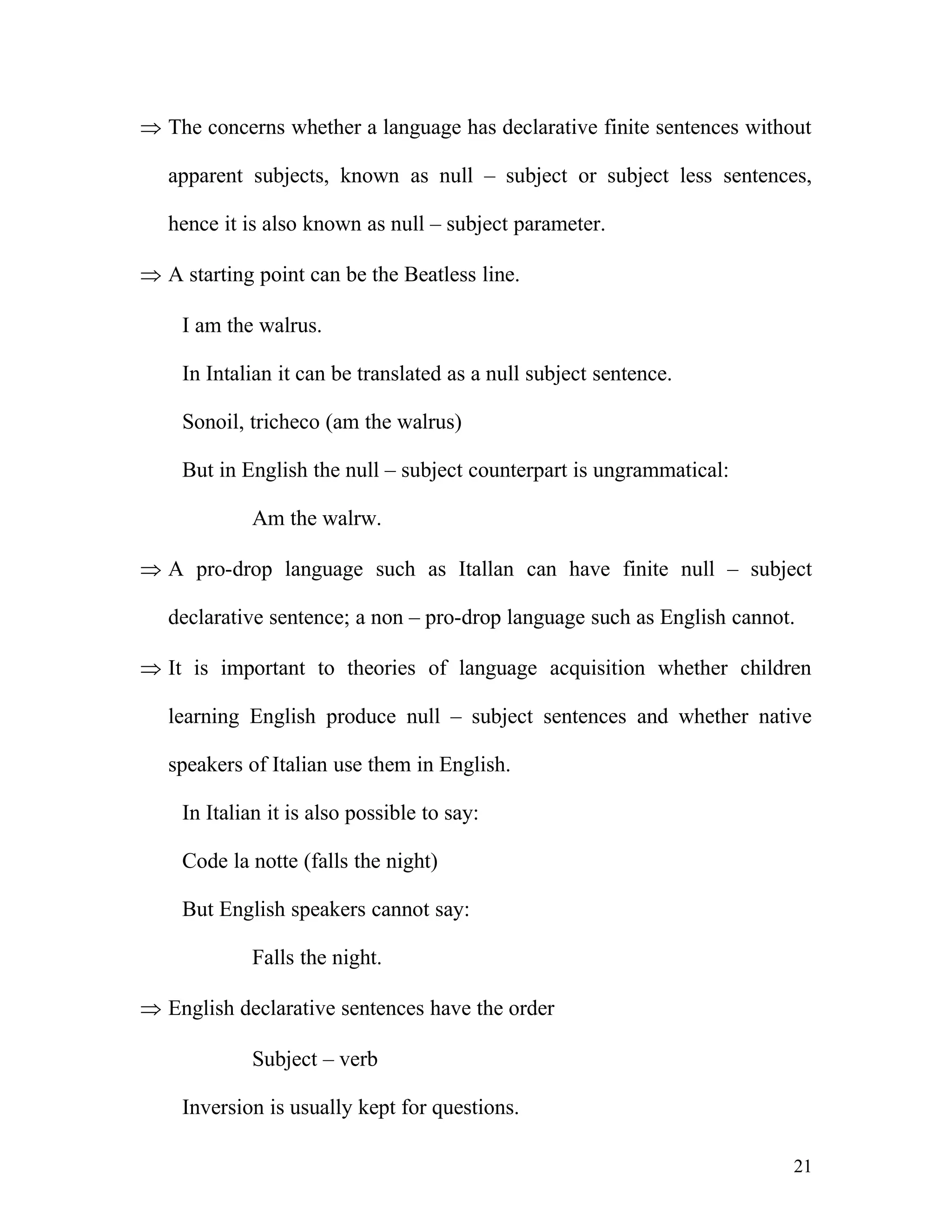 Principles And Parameters Of Universal Grammar | DOC