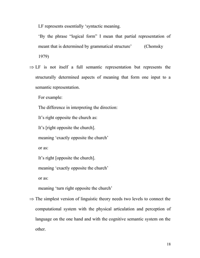 Principles And Parameters Of Universal Grammar | DOC