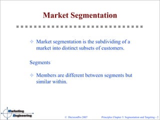 Principles - Ch3 - Segmentation and Targeting | PPT