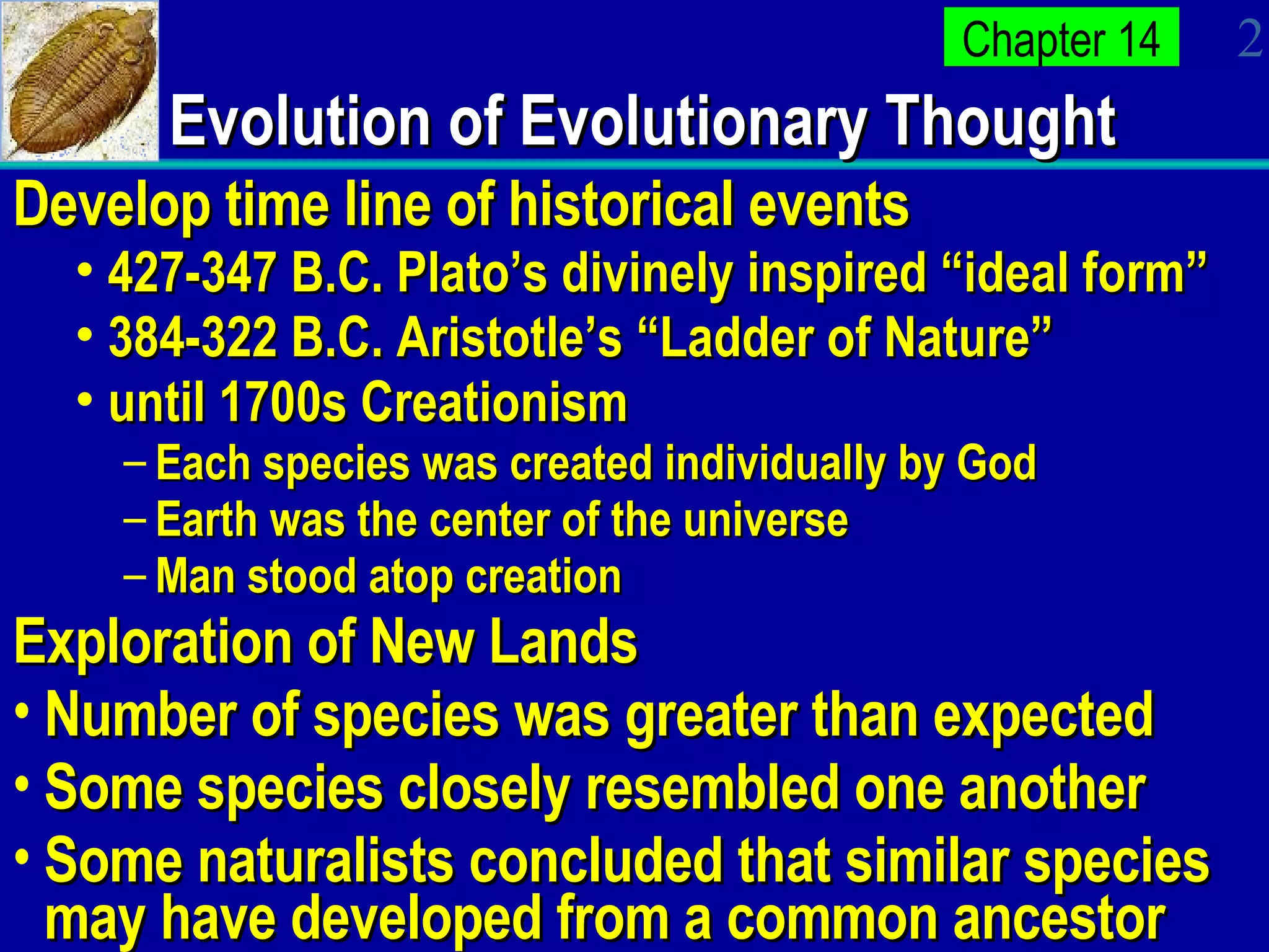 Principles Evolution APBioCh13-14 | PPT