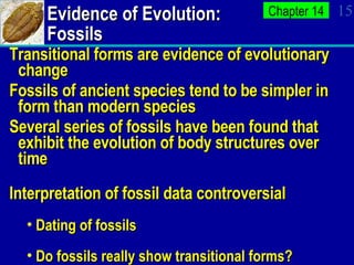 Principles Evolution APBioCh13-14 | PPT
