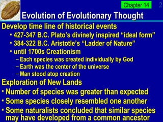 Principles Evolution APBioCh13-14 | PPT