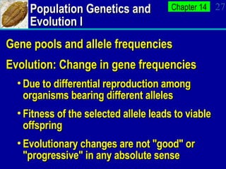 Principles Evolution APBioCh13-14 | PPT