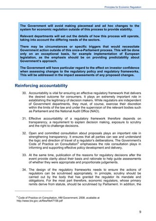 Principles for-economic-regulation | PDF | Financial Regulation | Economy