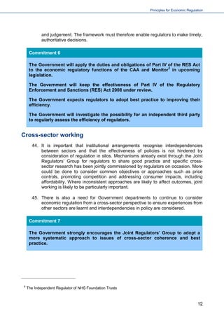 Principles for-economic-regulation | PDF | Financial Regulation | Economy