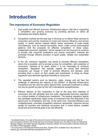 Principles for-economic-regulation | PDF | Financial Regulation | Economy