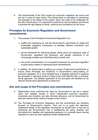 Principles for-economic-regulation | PDF | Financial Regulation | Economy