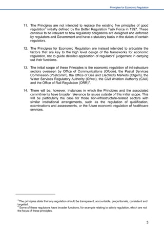 Principles for-economic-regulation | PDF | Financial Regulation | Economy