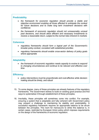 Principles for-economic-regulation | PDF | Financial Regulation | Economy