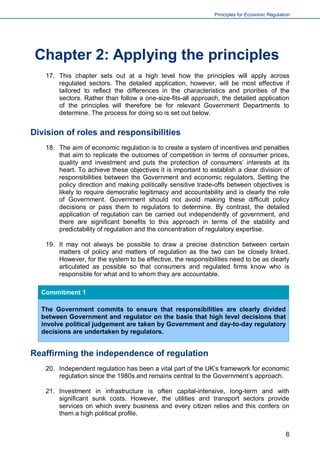 Principles for-economic-regulation | PDF | Financial Regulation | Economy
