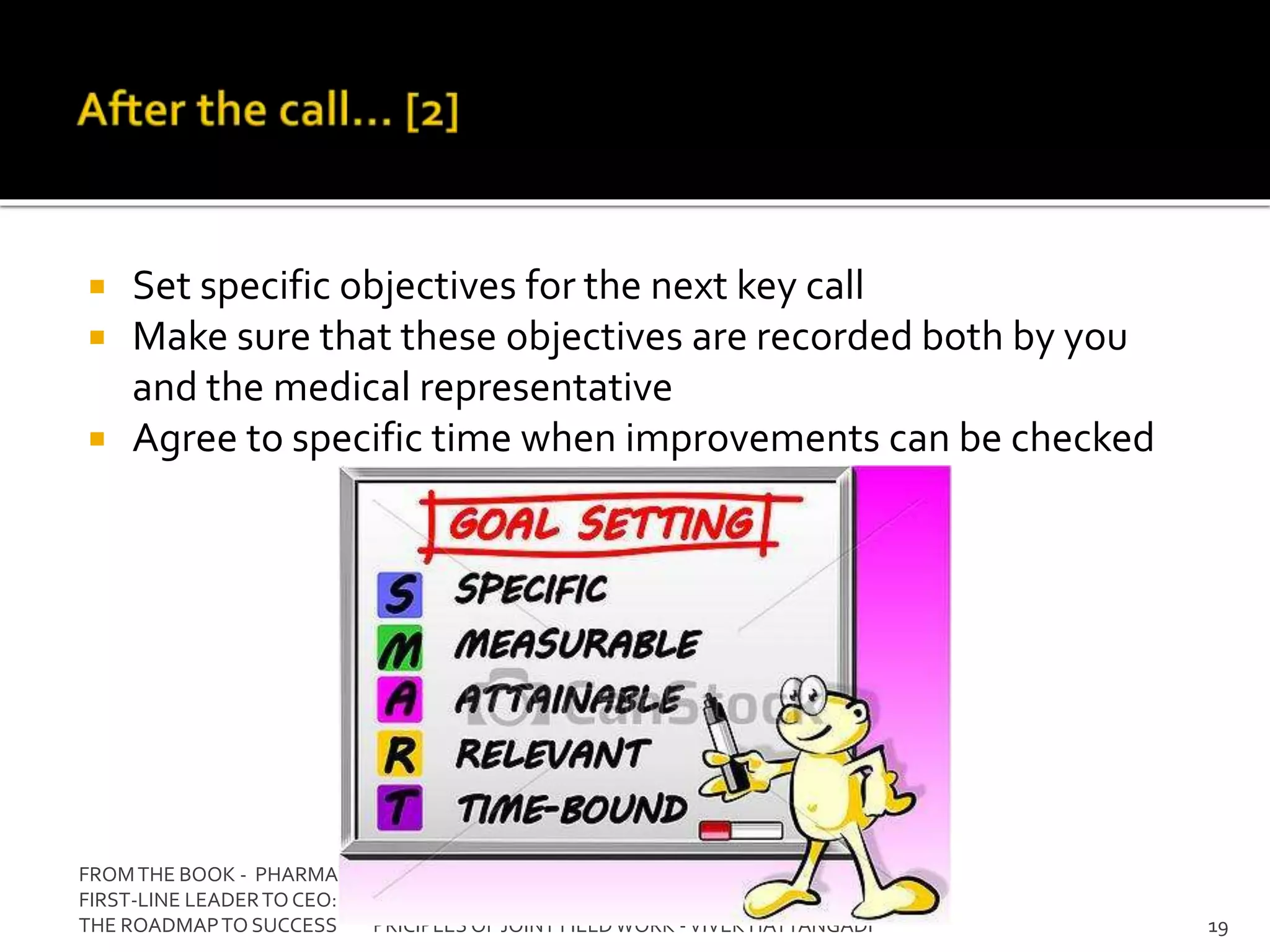 Principles of Joint Field Work for Pharma First-line Leaders in India ...