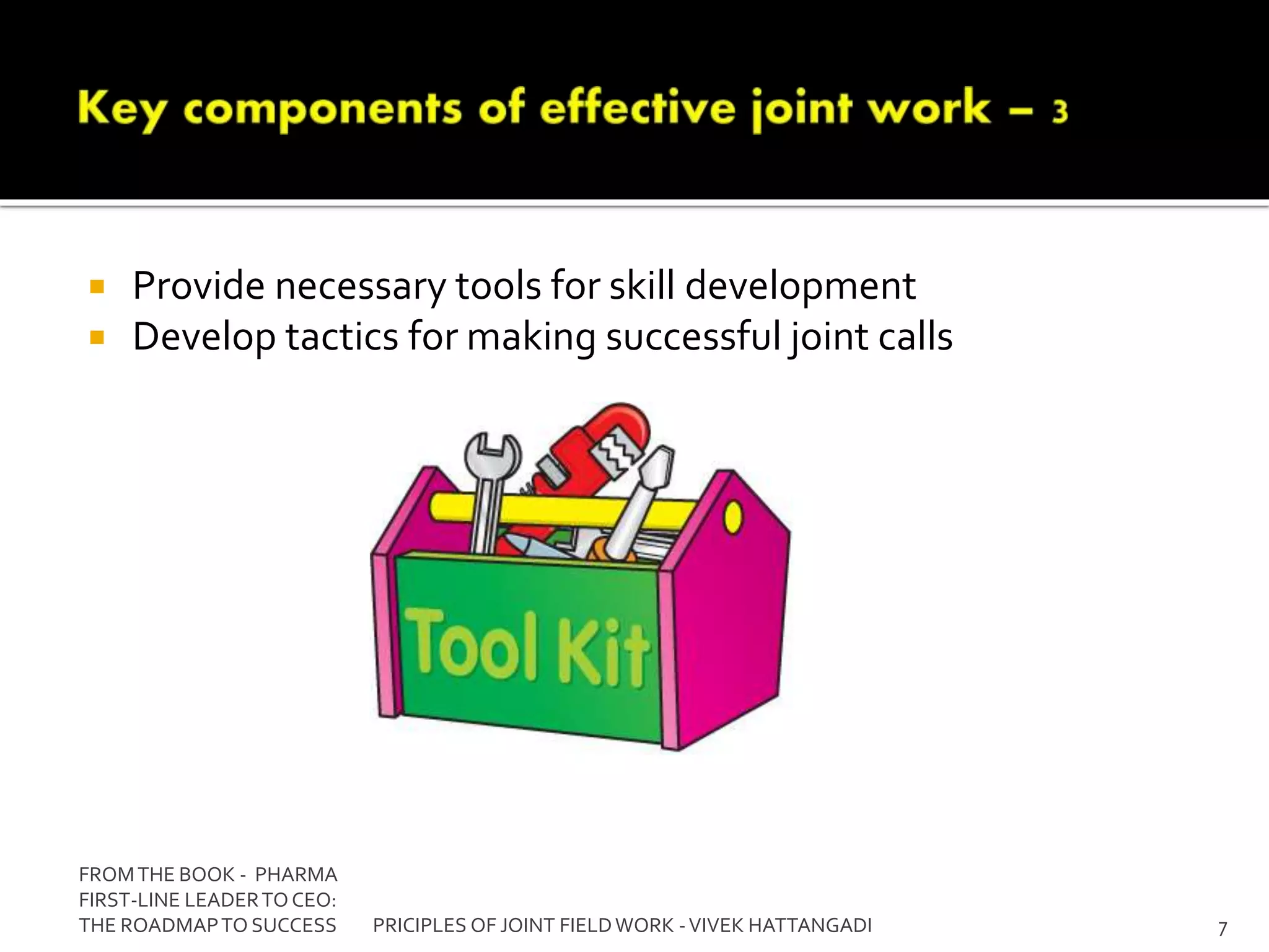 Principles of Joint Field Work for Pharma First-line Leaders in India ...