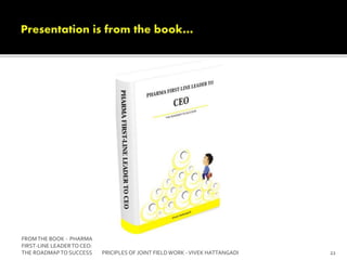 Principles of Joint Field Work for Pharma First-line Leaders in India ...