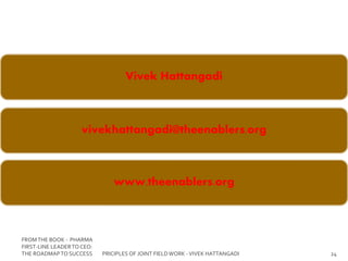 Principles of Joint Field Work for Pharma First-line Leaders in India ...