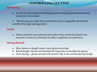 PRINCIPLES OF BAKING - Foundation of baking | PPTX