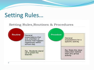 Principles of Classroom Management | PPTX