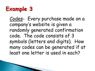 Principles of Counting | PPT