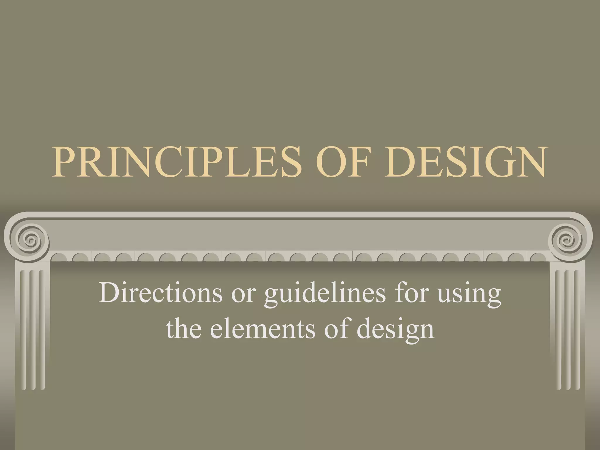 Principles of-design (1) notest page | PPT
