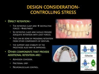 Principles of designing in Removable Partial dentures | PPTX