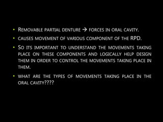 Principles of designing in Removable Partial dentures | PPTX