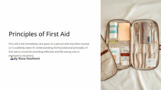 Principles-of-First-Aid for any students | PPT