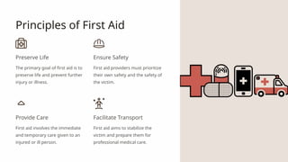 Principles-of-First-Aid for any students | PPT