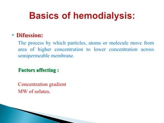 Principles of-hemodialysis | PPT