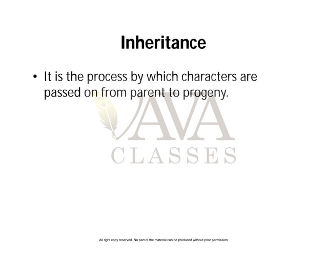 Principles of Inheritance and Variation in Genetics and Evolution pdf | PPT