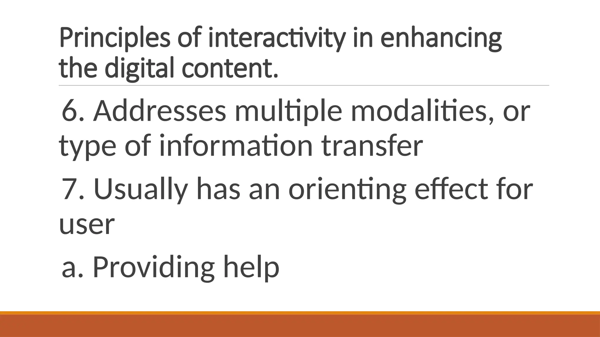 Principles of Interactivity Empowerment Technology | PPTX