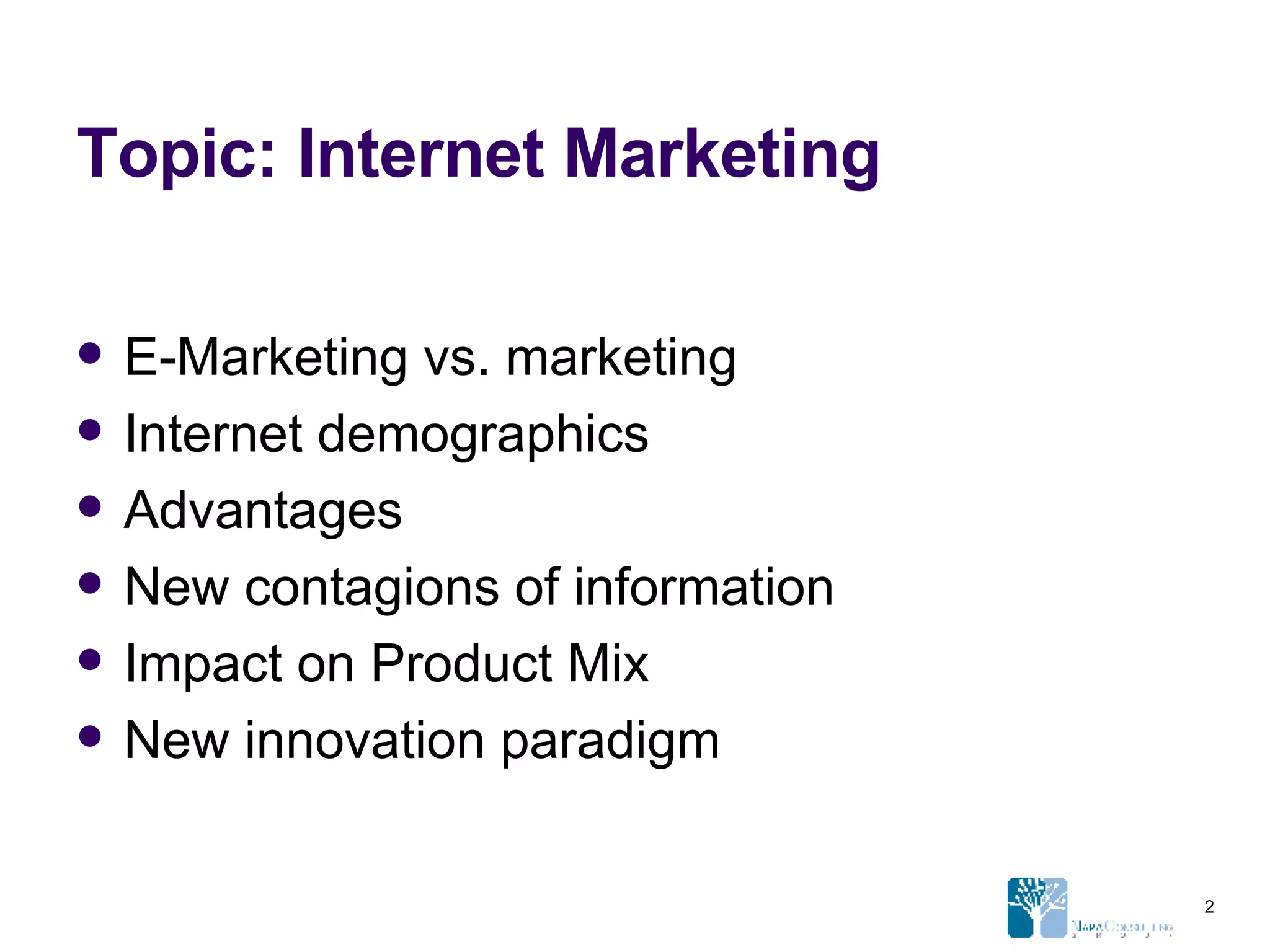 Principles Of Internet Marketing | PPT