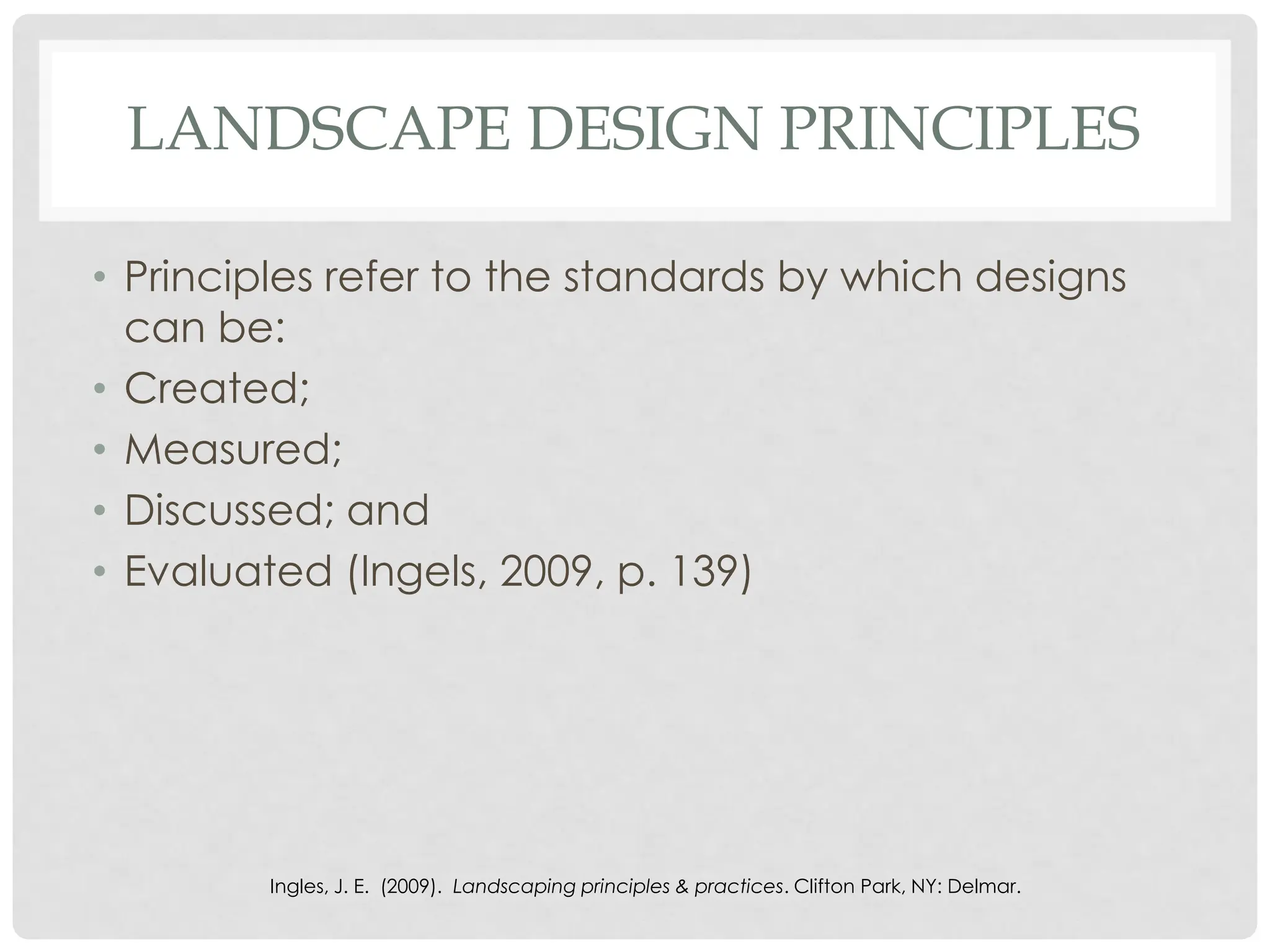 principles-of-landscape-design seven principles of landscape | PDF
