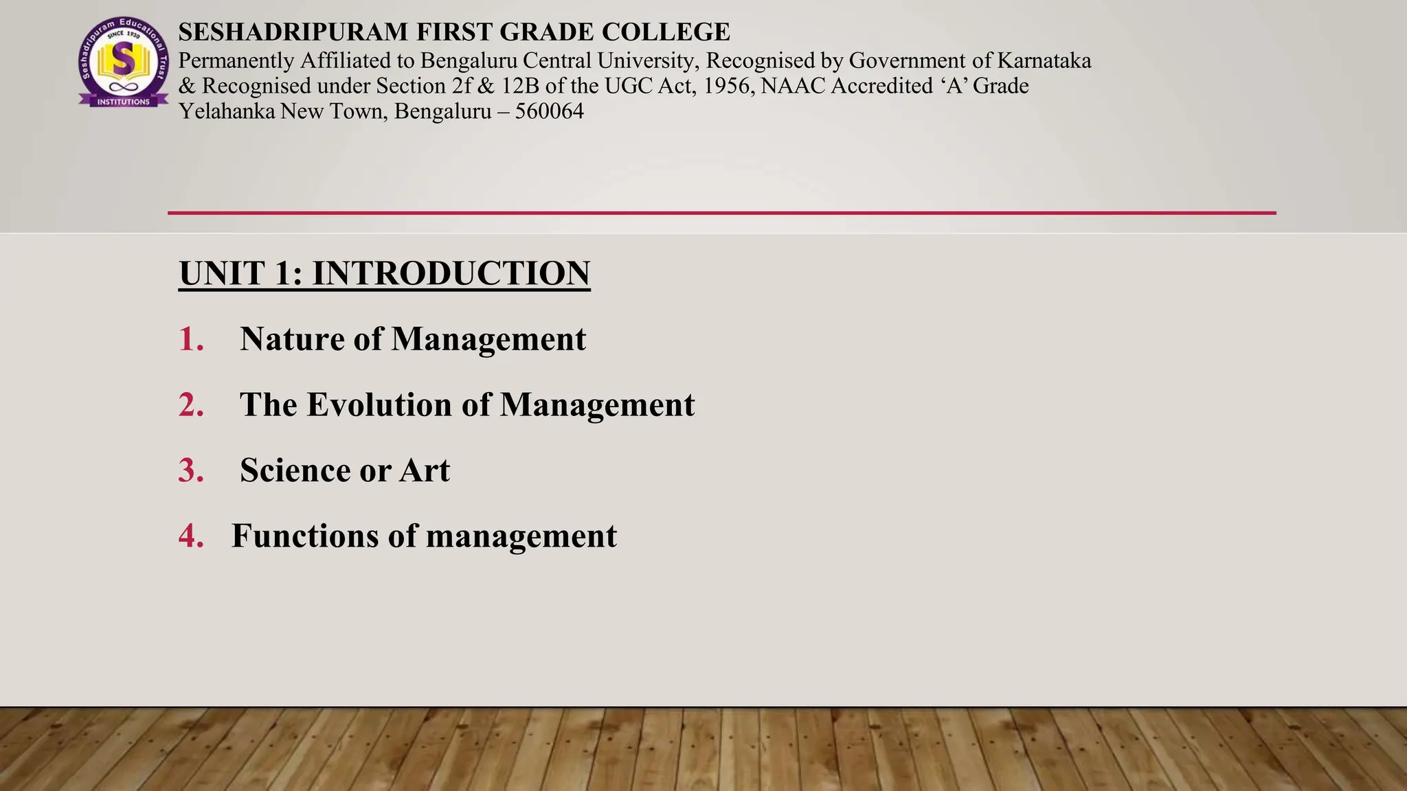 principles-of-management meaning and its process | PPT