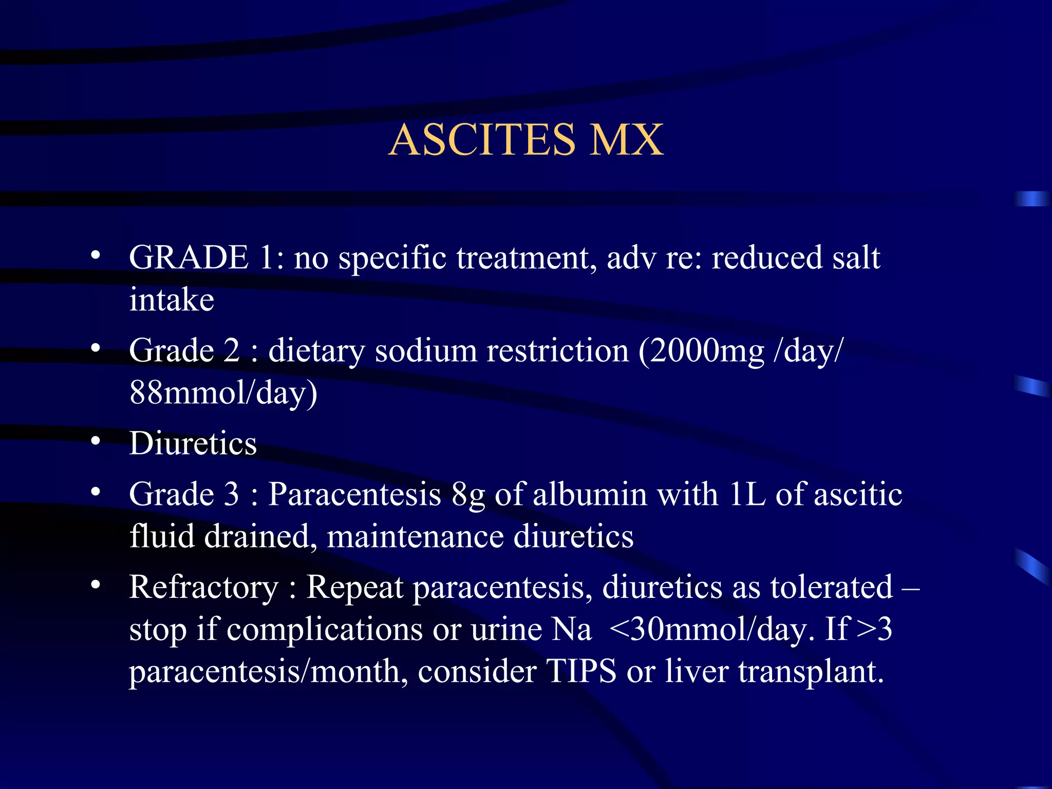 Principles Of Management Of Ascites Combined | PPT