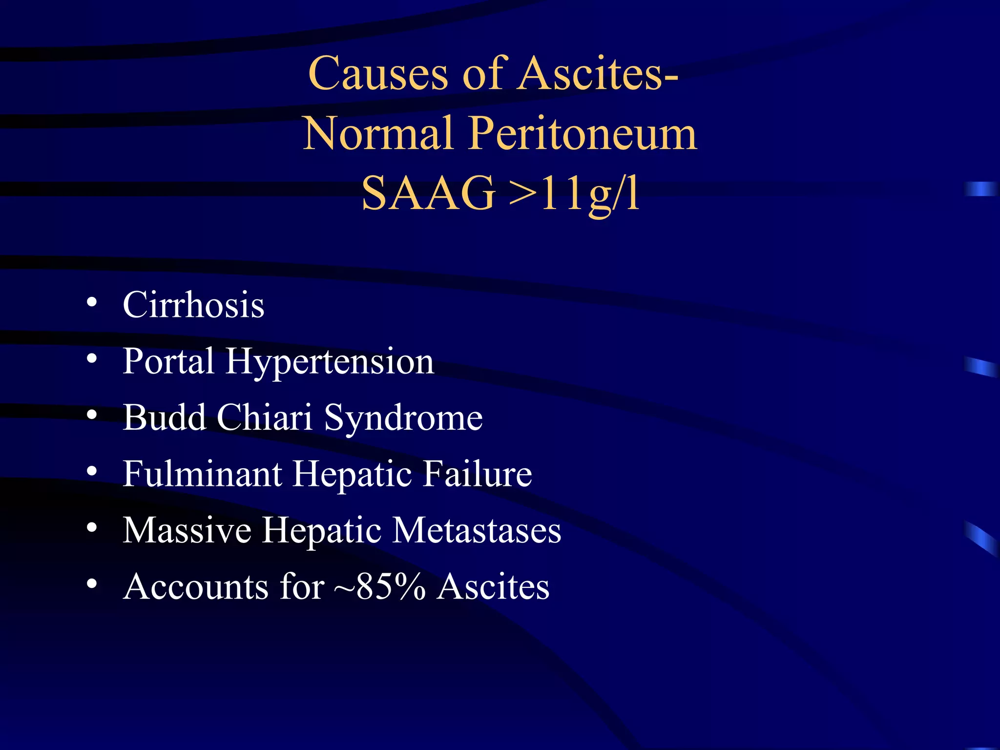 Principles Of Management Of Ascites Combined | PPT