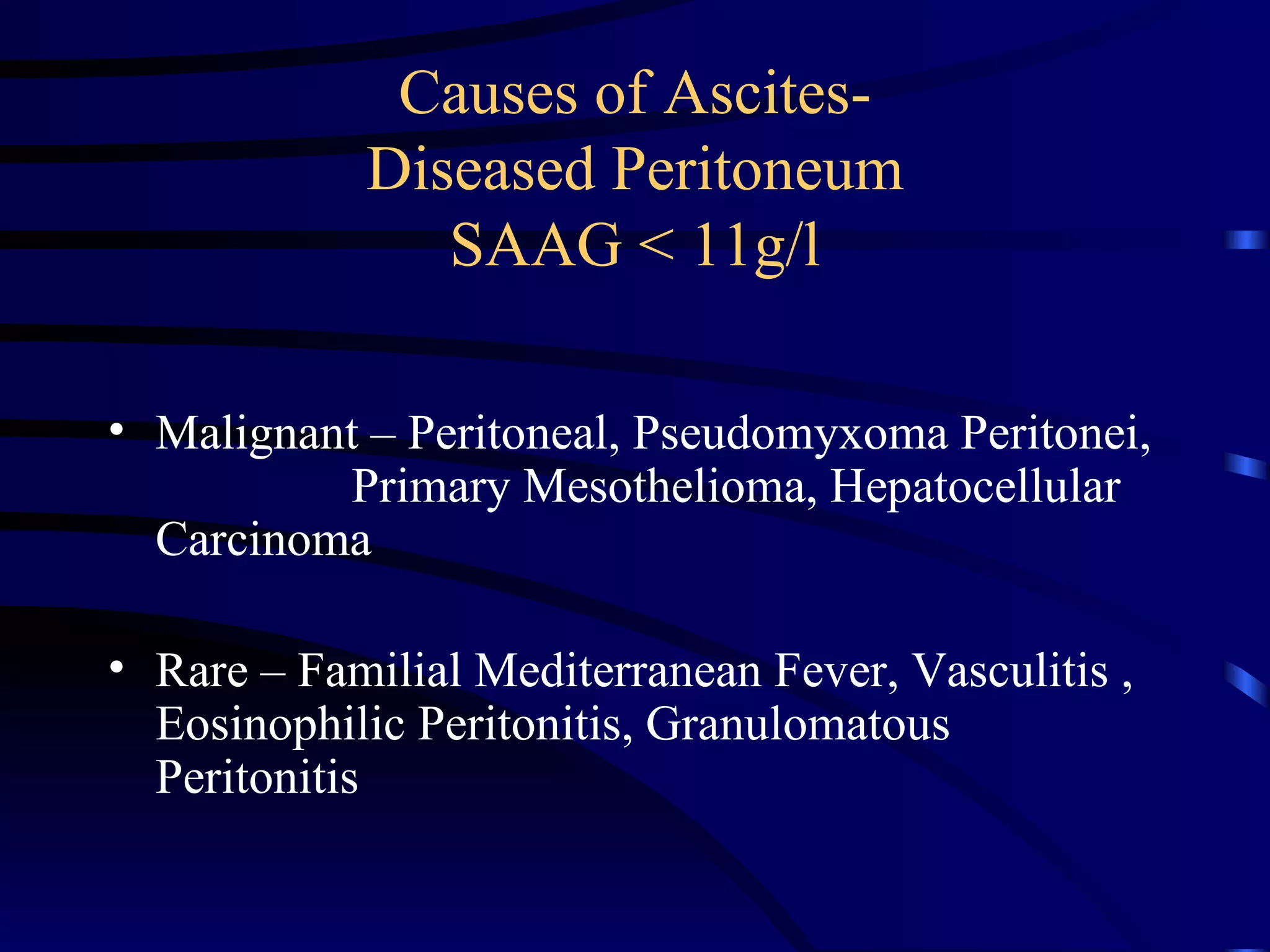 Principles Of Management Of Ascites Combined | PPT