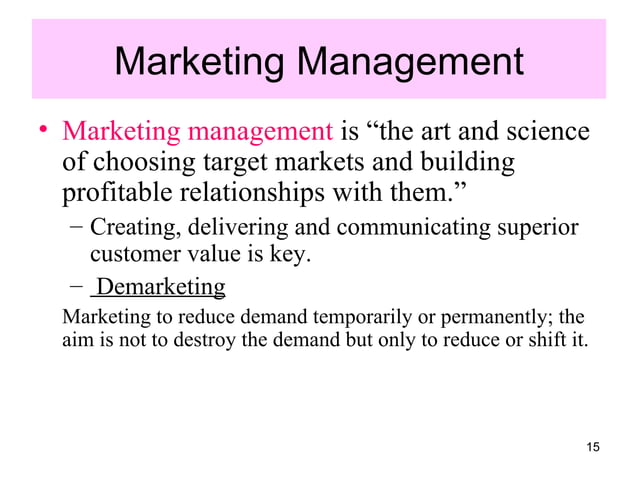 Principles Of Marketing 1 | PPT