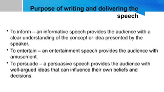 principles-of-speech-writing pptx for oral communication in context 2nd ...