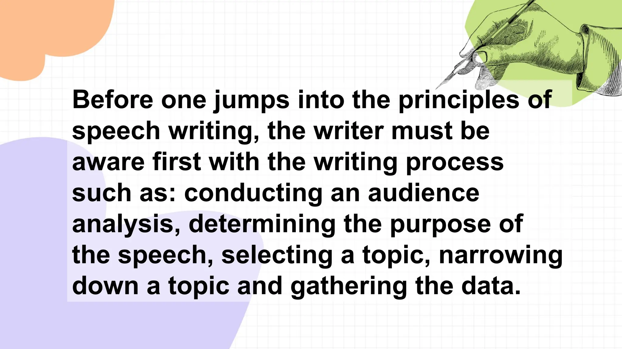 Principles-of-Speech-writing Grade 11 Eng | PPTX