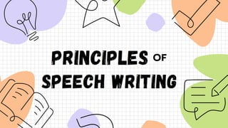 Principles-of-Speech-writing Grade 11 Eng | PPTX