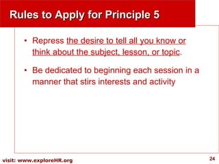 Principles Of Training | PPT