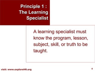 Principles Of Training | PPT