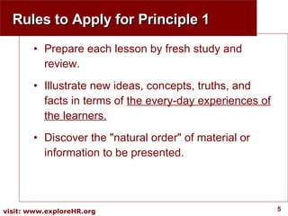 Principles Of Training | PPT