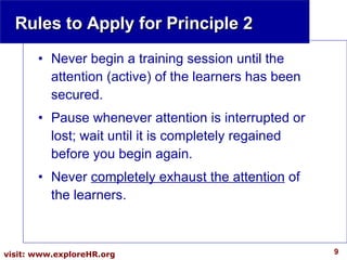 Principles Of Training | PPT
