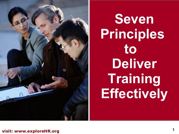 Principles Of Training