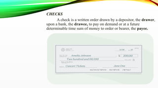 Principle of Money, Credit, and Banking - Credit instruments | PPT