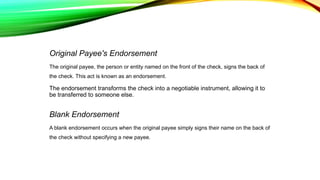 Principle of Money, Credit, and Banking - Credit instruments | PPT