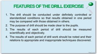 Principles Underlying Drill and Review Methods | PPTX