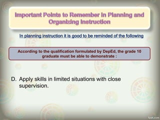 Instructional Planning and Development | PPTX