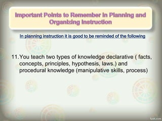 Instructional Planning and Development | PPTX